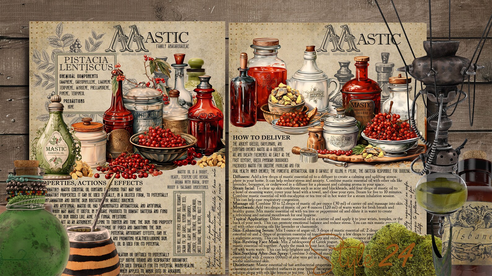 Resinous Essential Oils Guide No.2: Book of Shadows Printable (digital ...