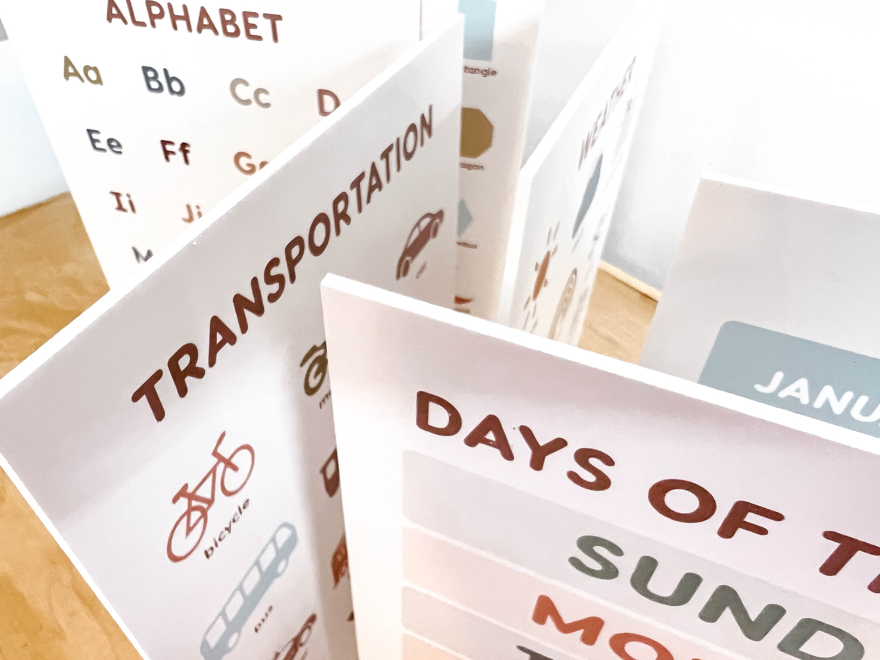 Shapes Educational Poster Board for Kids Homeschool Resources Early ...