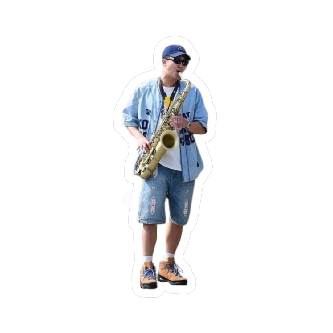 Bts - Namjoon Rm Saxophone Sticker - Etsy