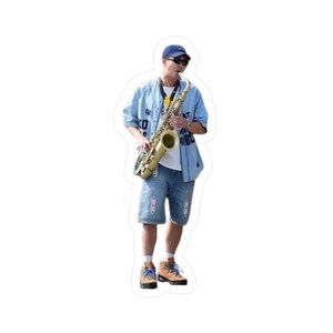 Bts - Namjoon Rm Saxophone Sticker - Etsy