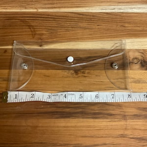 Clear | Transparent Snap Closure Cash Envelope | Cash Stuffing | Bank ...