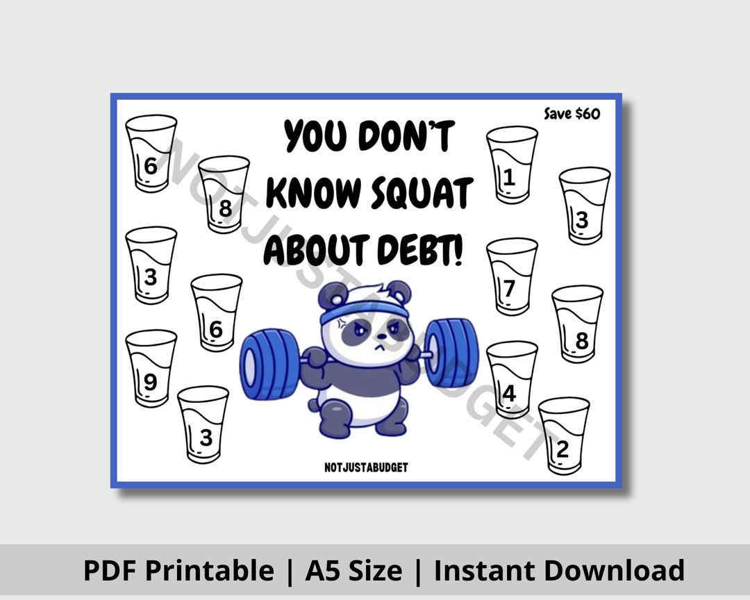 You Dont Know Squat About Debt Savings Challenge | Low Income | Roll ...