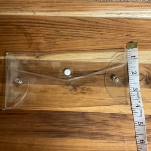 Clear | Transparent Snap Closure Cash Envelope | Cash Stuffing | Bank ...