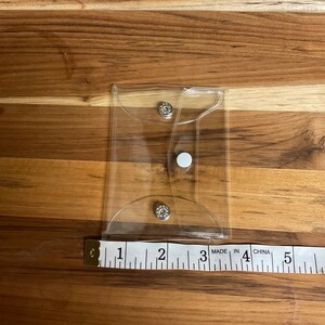 Clear | Transparent Snap Closure Cash Envelope | Cash Stuffing | Bank ...