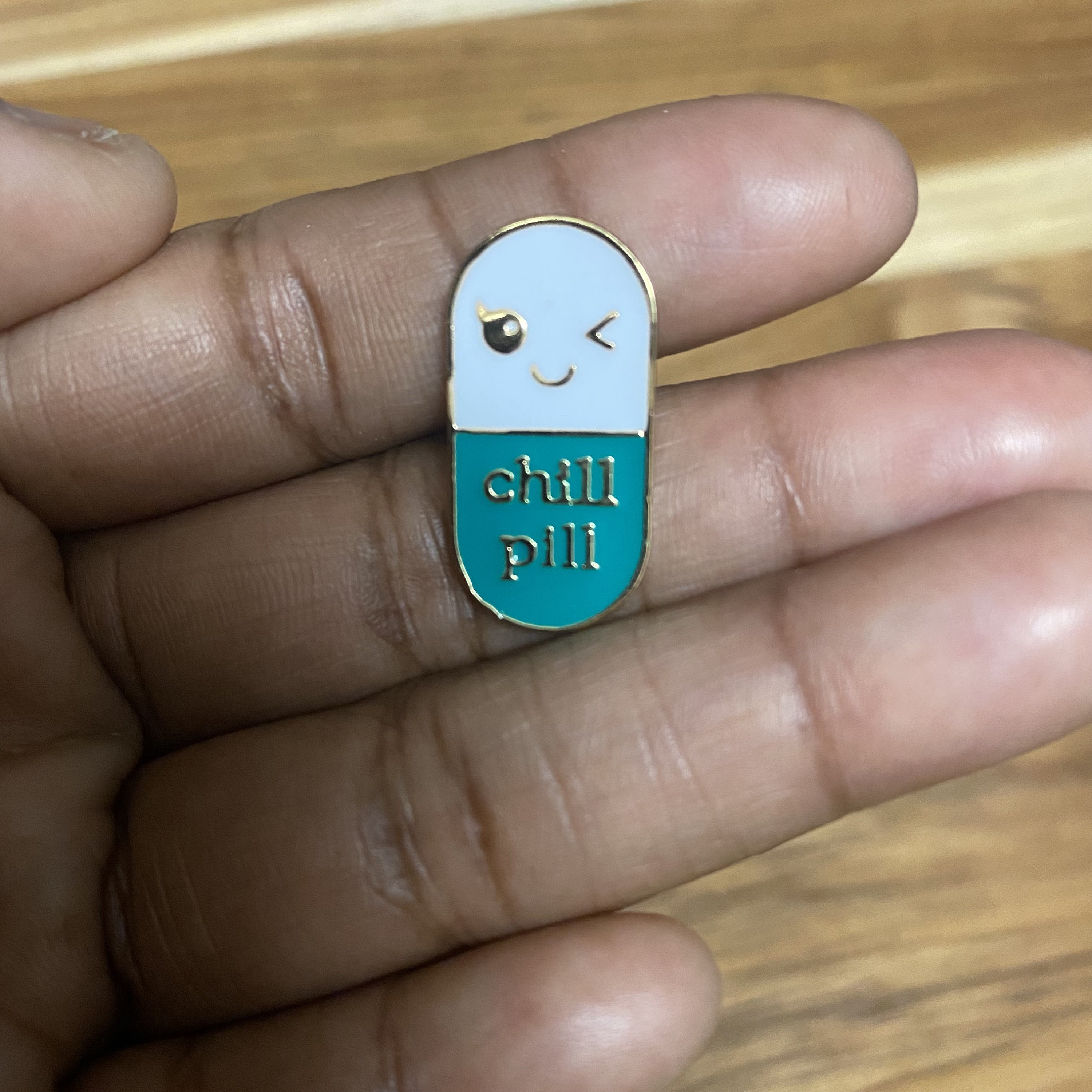 Happy Pill | Chill Pill | Gift for Nursing Student | Nurse Enamel Pins ...