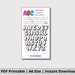 ABC Alphabet Savings Challenge | Printable Instant Download | Mini ...