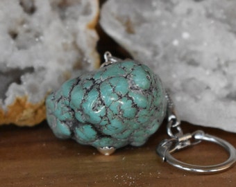 Keychain Turquoise - Etsy