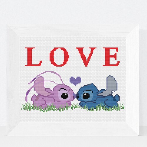 Lilo and Stitch change Cross Stitch Pattern - Etsy