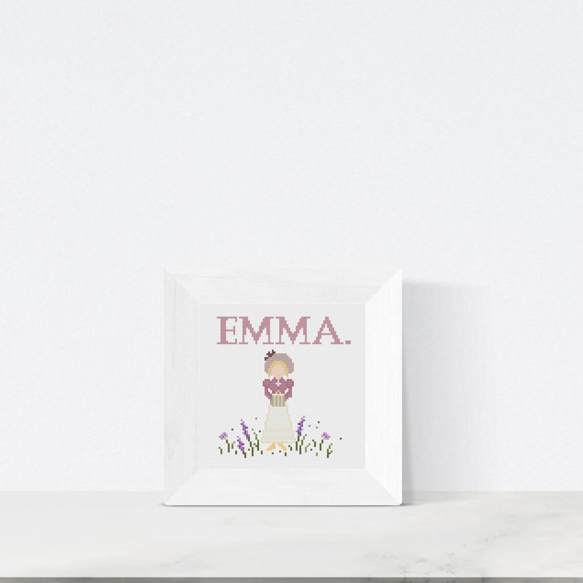 Jane Austen Emma Cross Stitch Pattern Emma Cross Stitch | Etsy