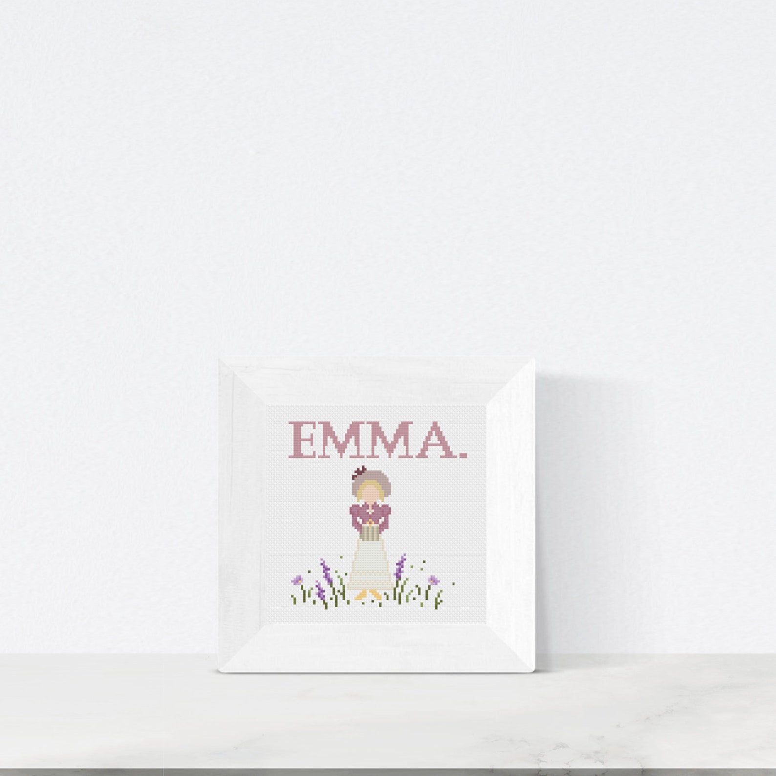 Jane Austen Emma Cross Stitch Pattern Emma Cross Stitch | Etsy