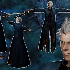 Devil May Cry 3 Vergil Outfit Pattern - Etsy