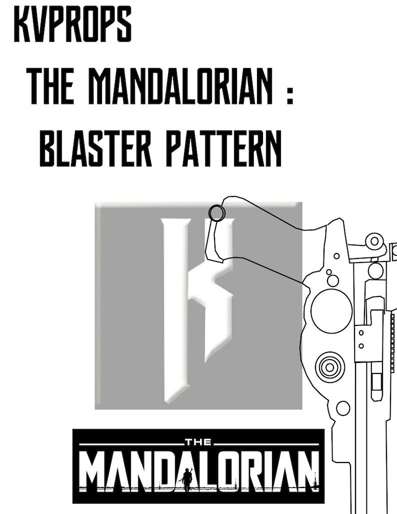 The Mandalorian : Blaster Pattern - Etsy