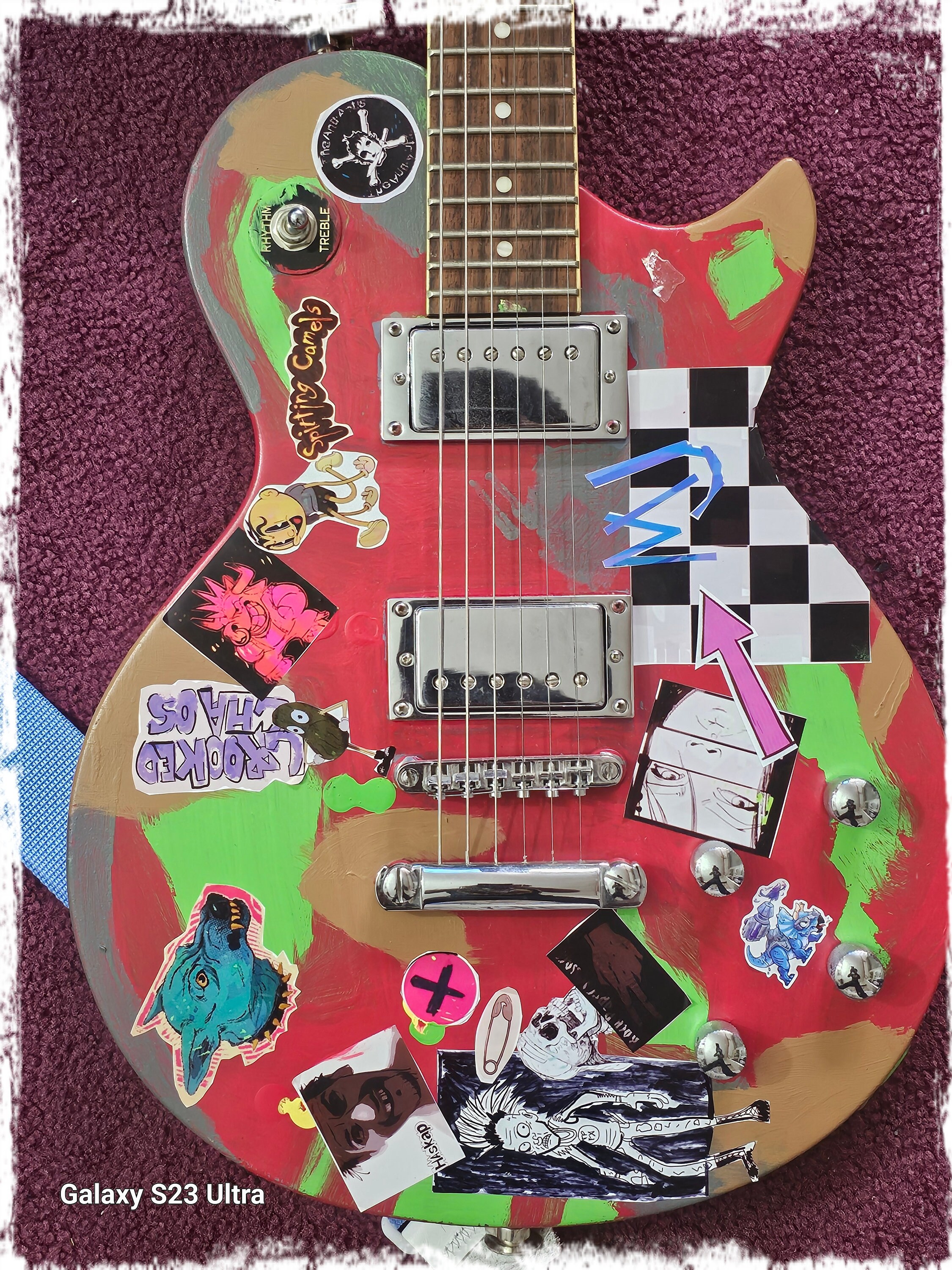 Spider Punk Guitar Made to Order - Etsy