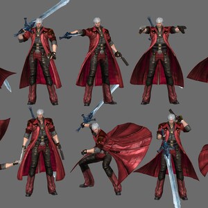 Devil May Cry 4 Dante Outfit Pattern - Etsy