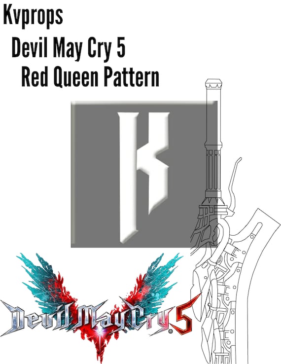 Devil May Cry 5 Red Queen Pattern | Etsy