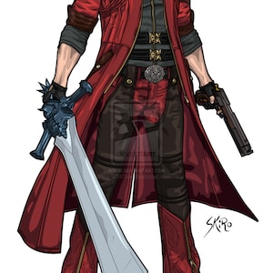 Devil May Cry 4 Dante Outfit Pattern - Etsy