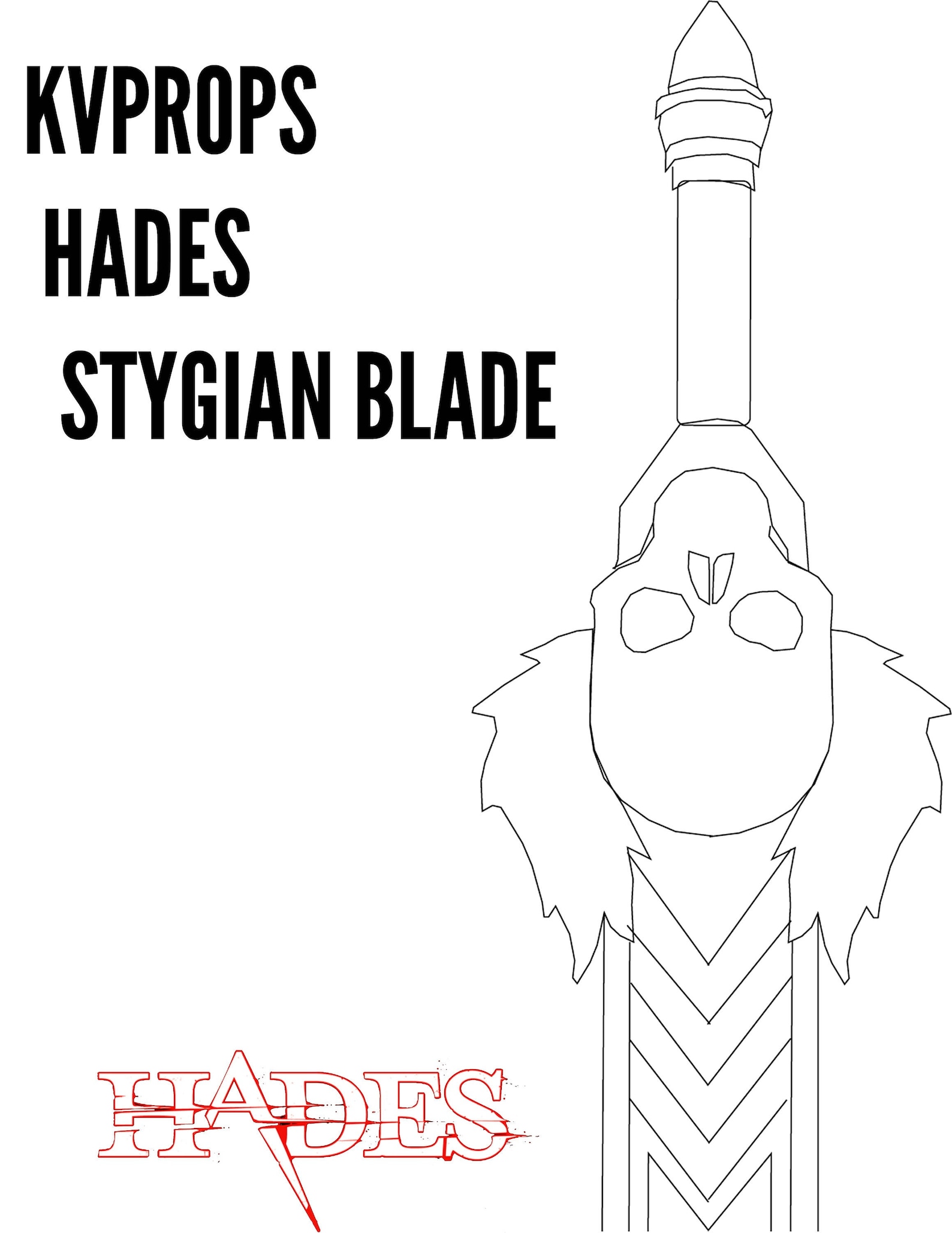 Hades : Stygian Blade Pattern - Etsy