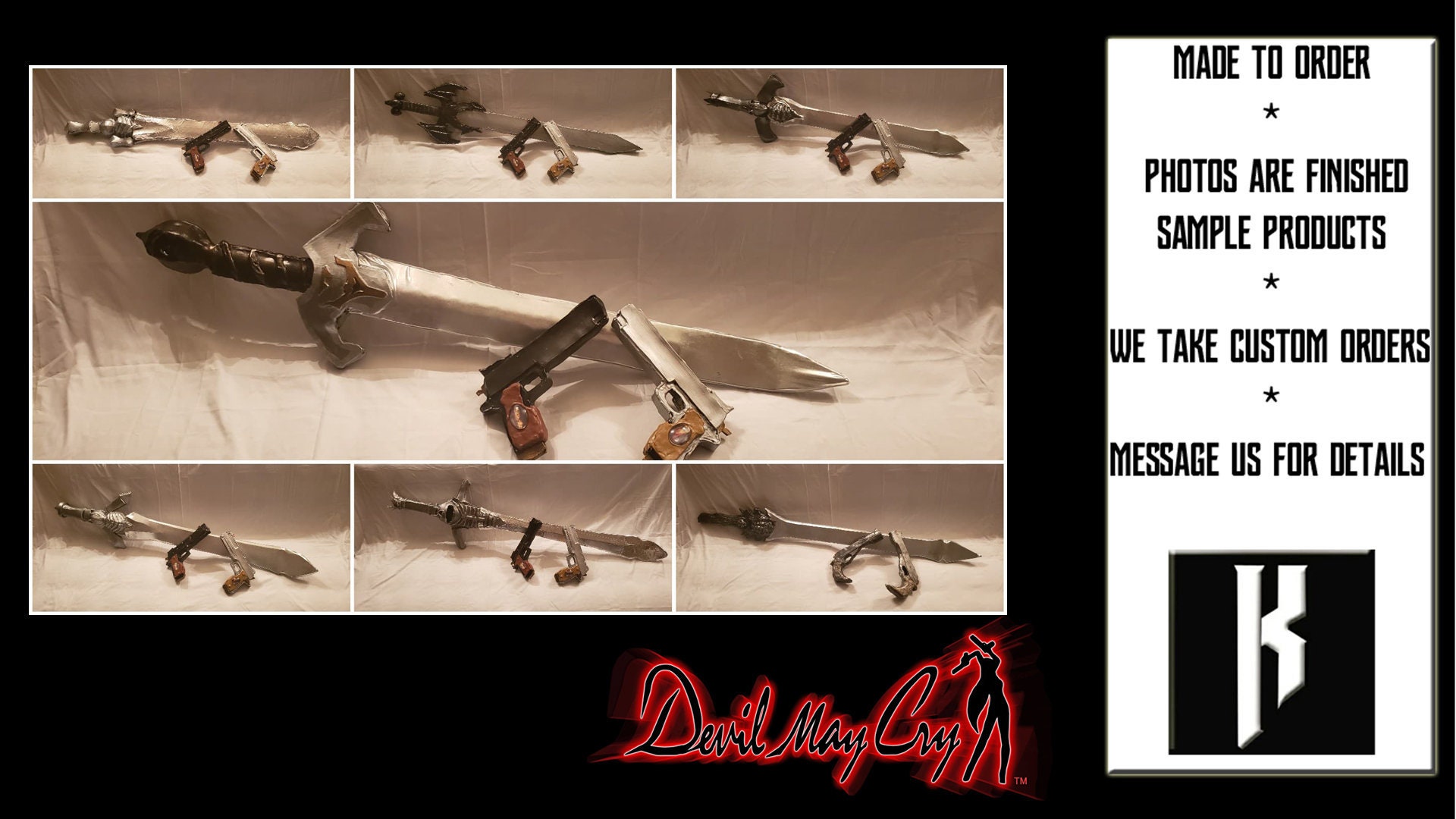 Devil May Cry : Main Swords & Guns Made to Order - Etsy Ireland