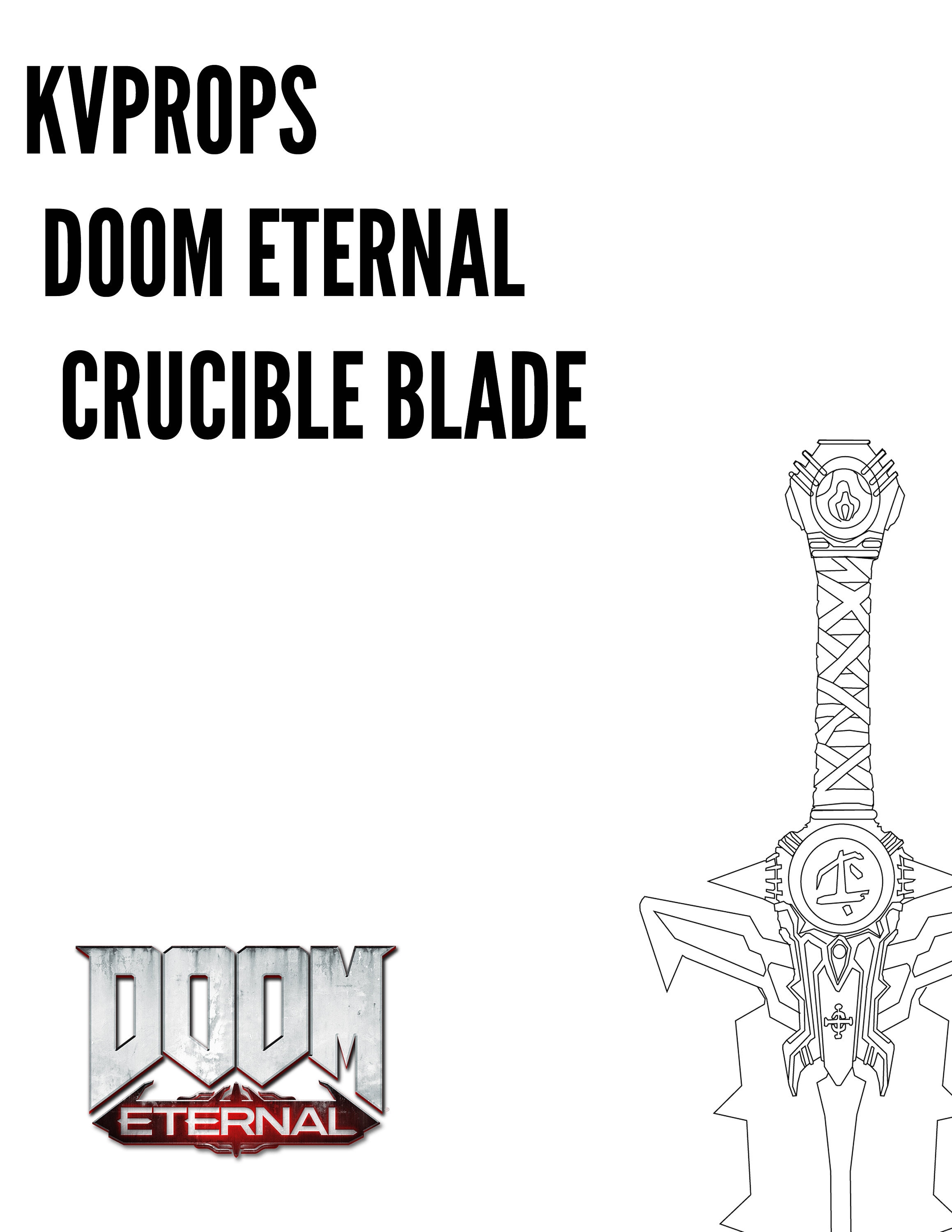 Doom Eternal : Crucible Blade - Etsy