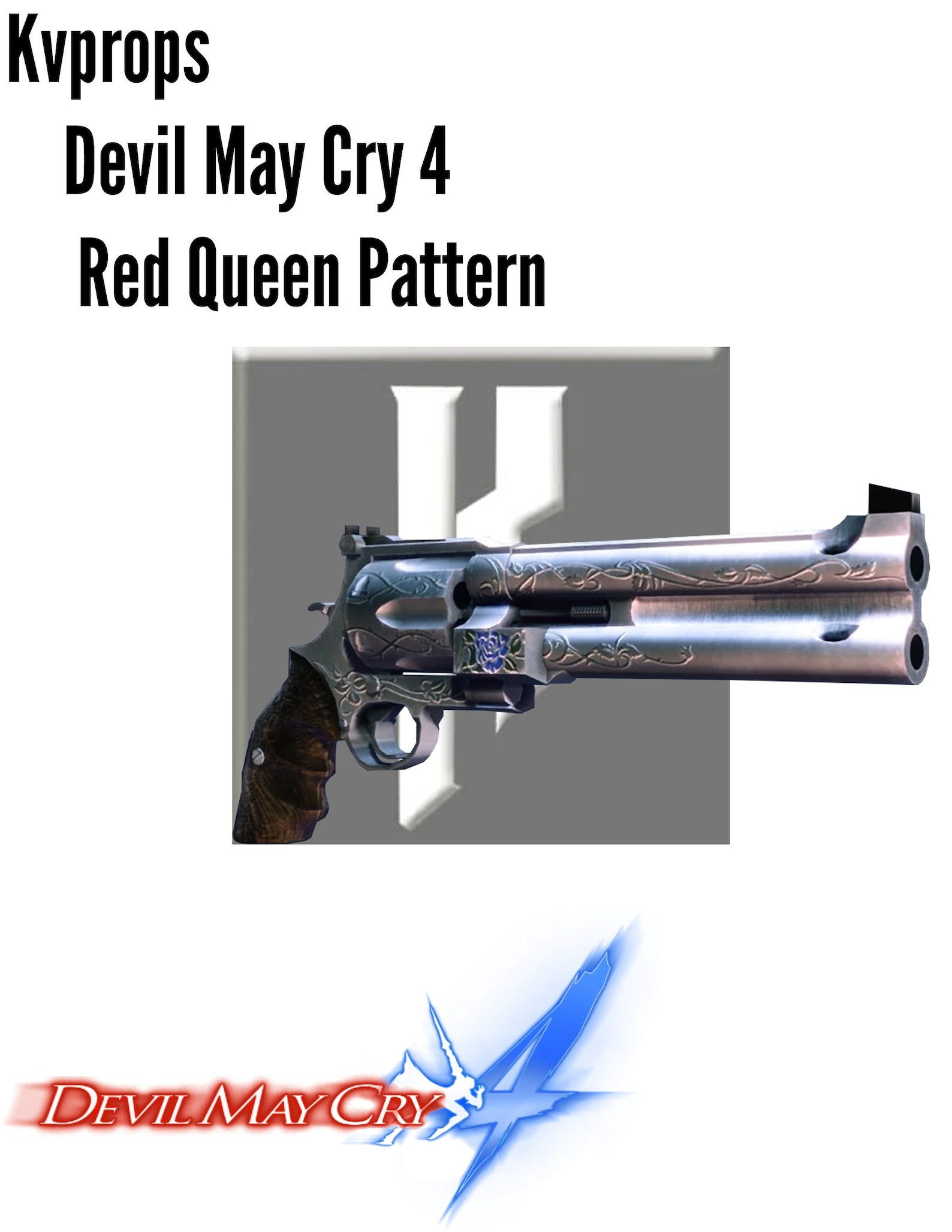 Devil May Cry 4 Blue Rose Pattern - Etsy
