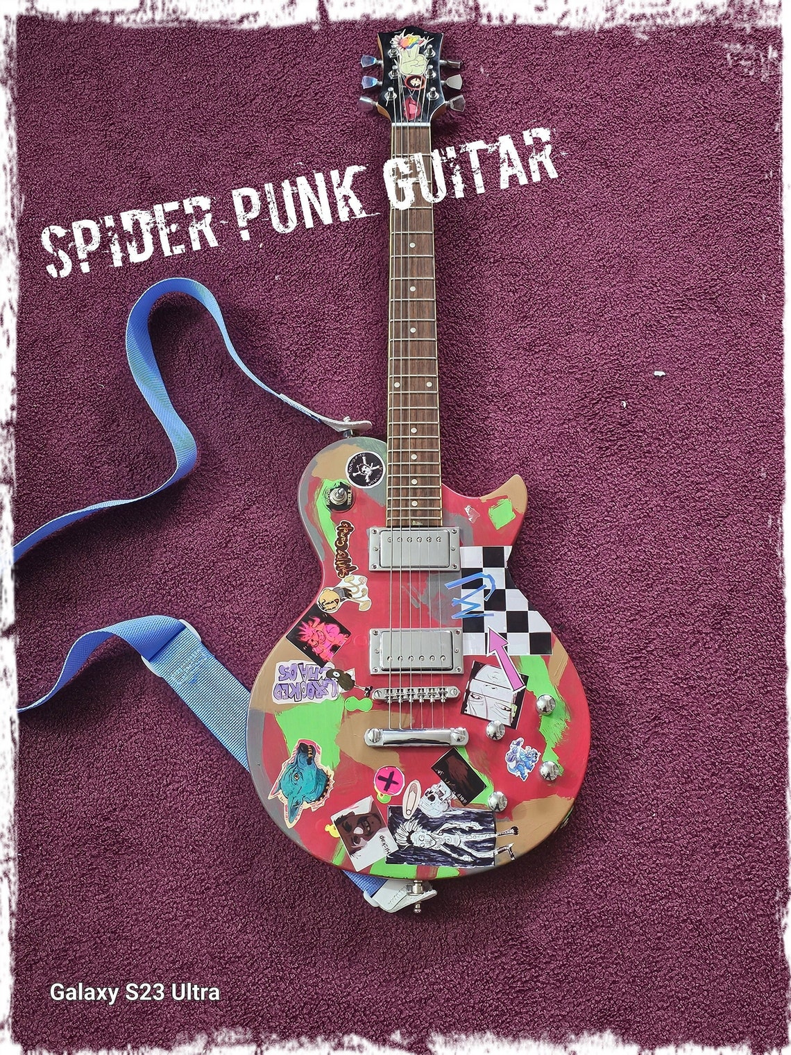 Spider Punk Guitar Made to Order - Etsy
