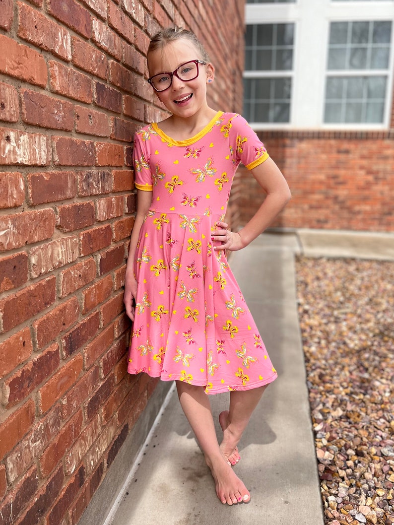 Kids Twirl Dress PDF Sewing Pattern - Etsy