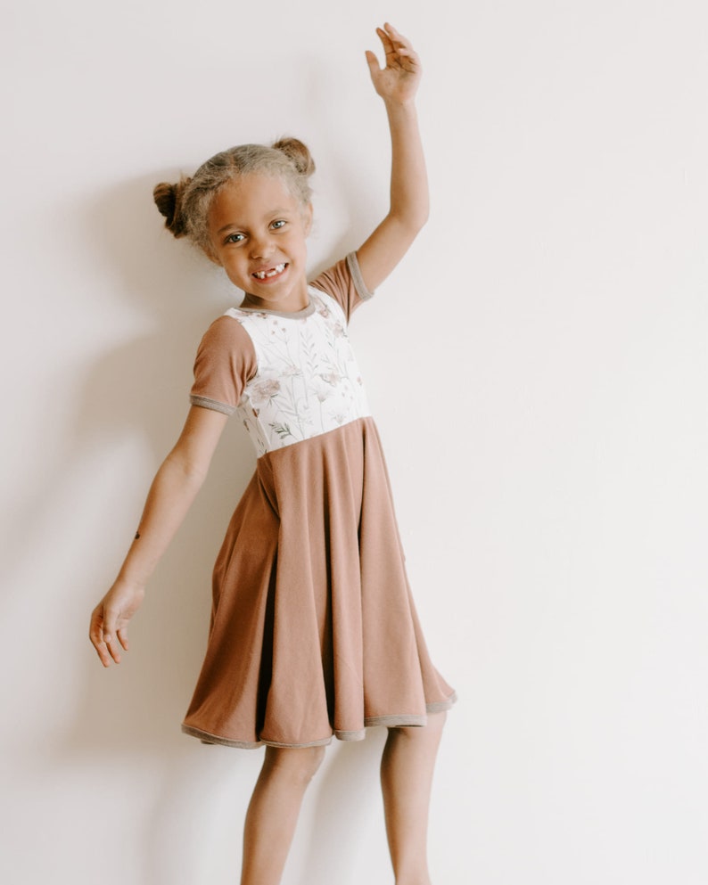 Kids Twirl Dress PDF Sewing Pattern - Etsy