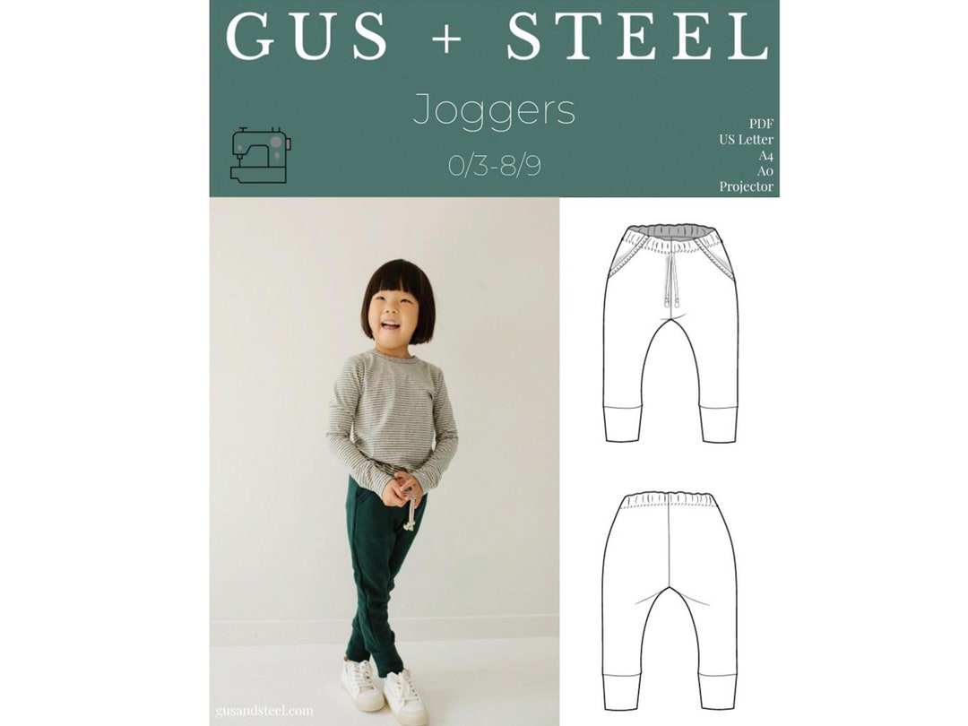 Kids Joggers PDF Sewing Pattern - Pattern #124 - Etsy