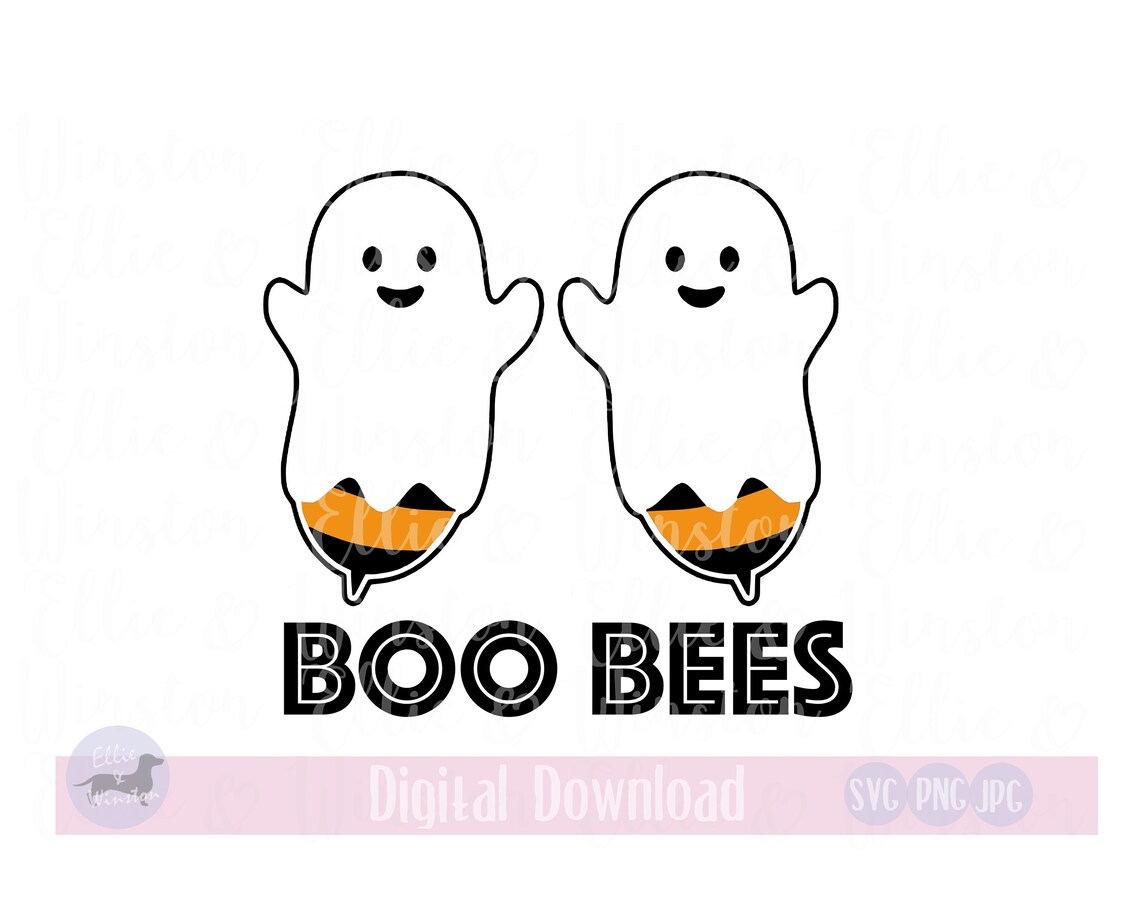 Boo Bee SVG Boo Bee PNG Boo Bee SVG Halloween Image - Etsy