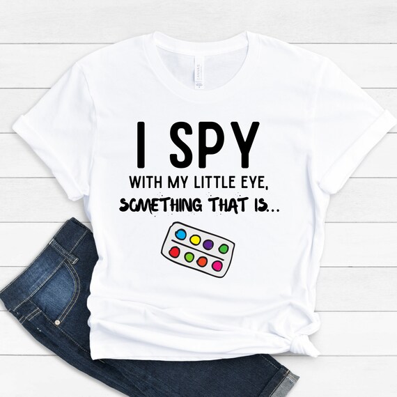 I Spy With My Little Eye Kids Game Sublimation PNG ONLY | Etsy