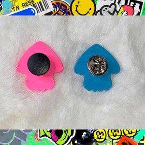 Splatoon Squid Inkling Shoe Clog Charm Backpack Purse Pin - Etsy