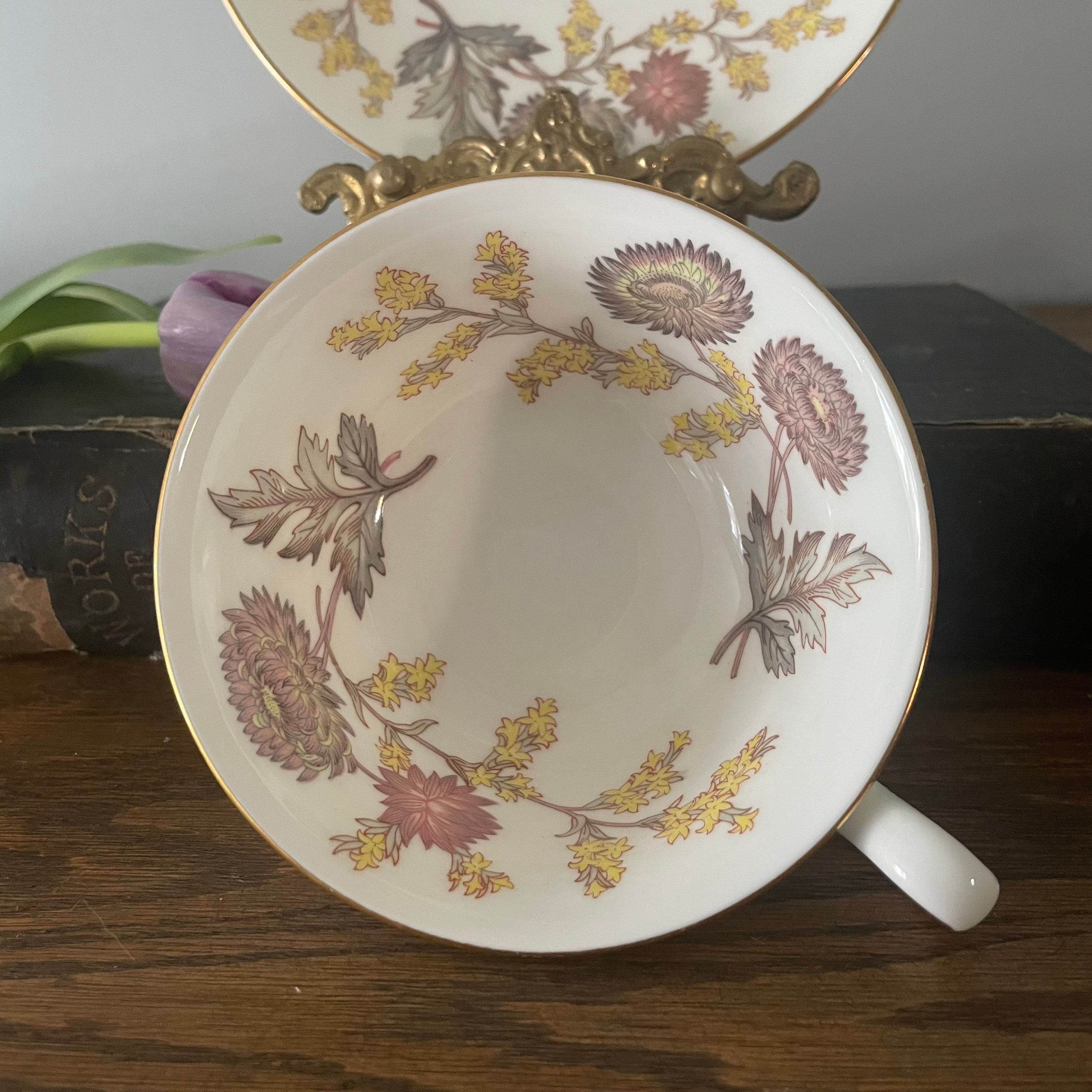 Vintage Wedgewood Lichfield Tea Cup and Saucer Made in | Etsy