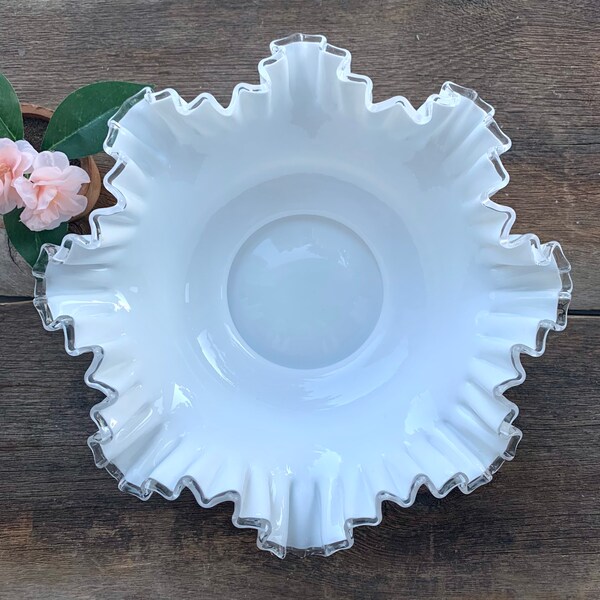 Large Milk Glass - Etsy