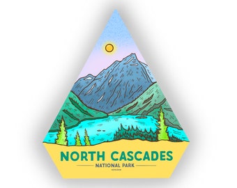 North Cascades National Park Sticker - Etsy
