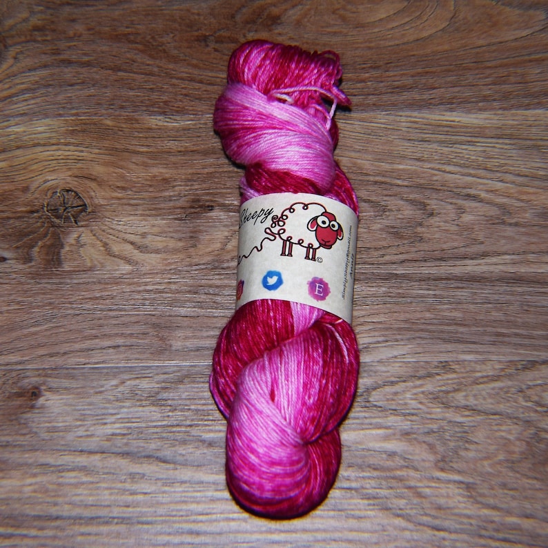 Pink Party Hand Dyed Yarn - Etsy