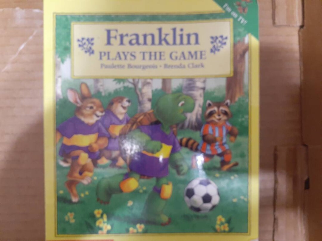Children's Book Franklin Plays the Game Copyright 1995 - Etsy