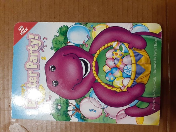 Children's Book Barney's Easter Party Copyright 2000 - Etsy