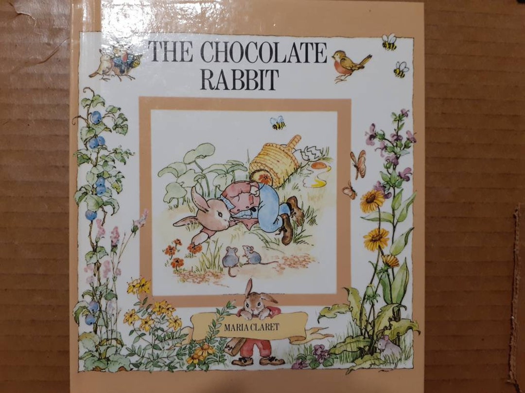 Children's Book the Chocolate Rabbit Copyright 1983 - Etsy