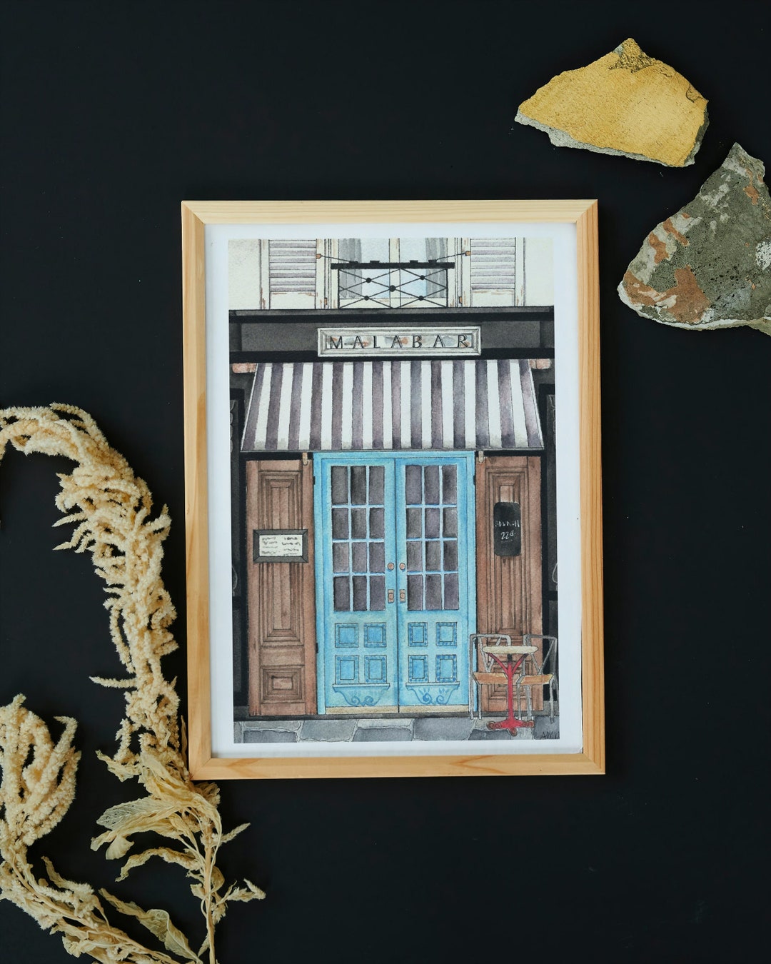 Le Malabar Watercolor PRINT, Fine Art Print, Watercolor, Wall Art, Home ...