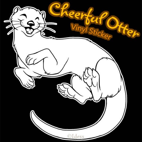 Otter Decal - Etsy