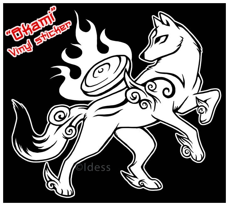 Amaterasu Vinyl Decal - Etsy