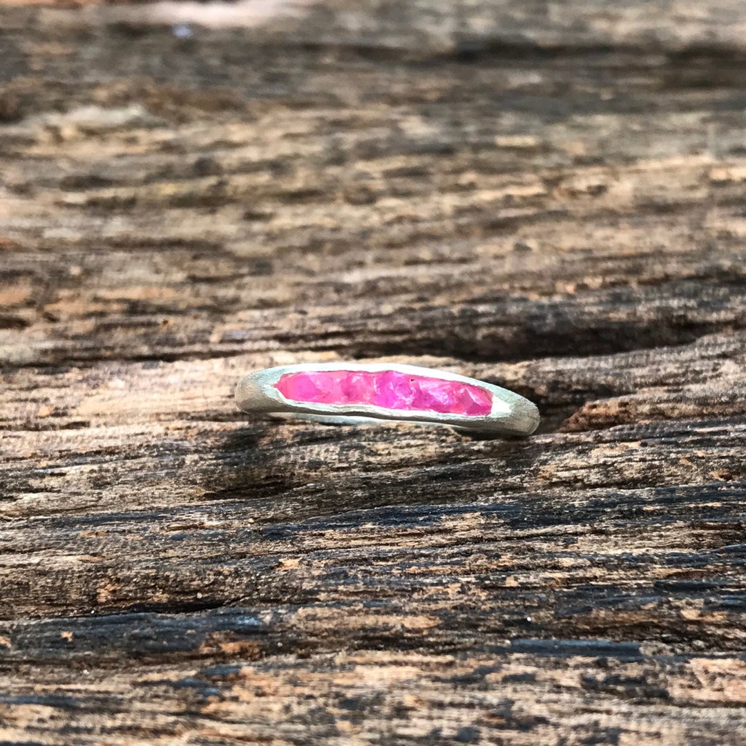Hidden Ruby Ring- Tiny Ruby Stone Ring- Multi Stones-gift for Her ...