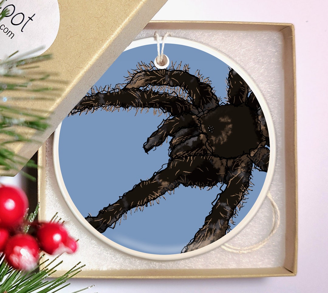 Ceramic Christmas Ornament - Curly Hair Tarantula - Etsy