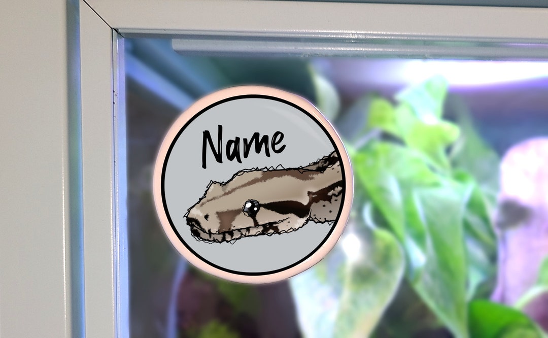 Enclosure Name Plate Ceramic - Boa Constrictor - Etsy