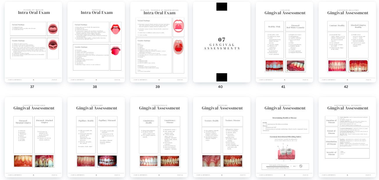 Printable Clinical Reference Binder for Dental Hygienists + Free Gift ...
