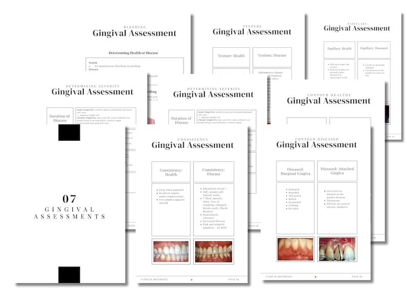 Printable Clinical Reference Binder for Dental Hygienists + Free Gift ...