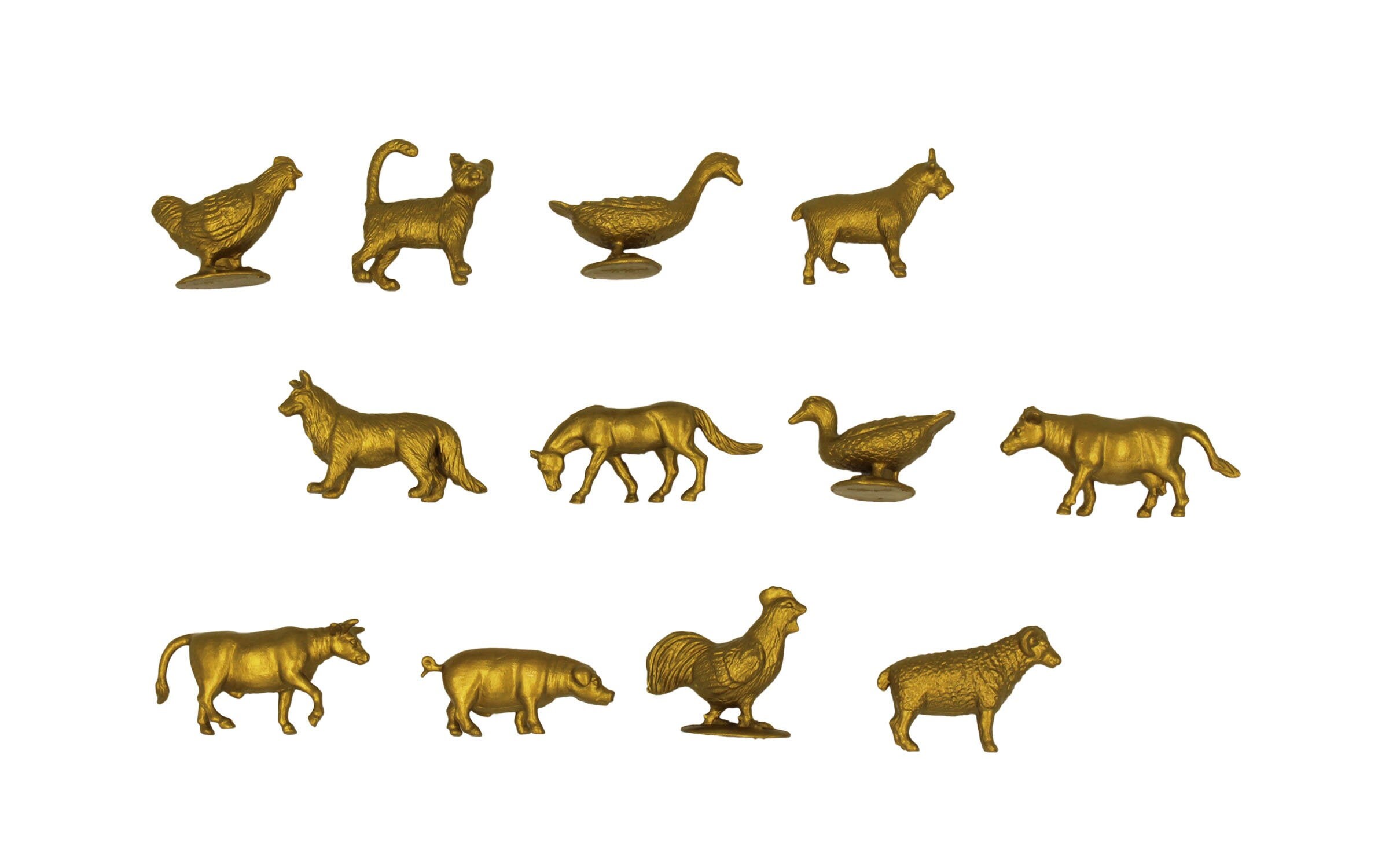 Small Gold Farm Animal Magnets Fridge Magnets Party Favors | Etsy