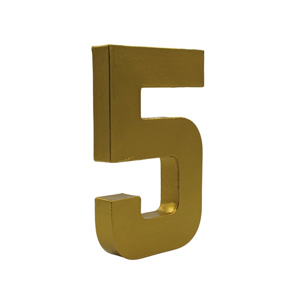 Paper Mache Numbers - Etsy