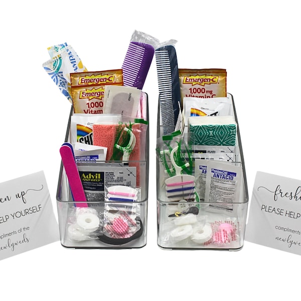 Wedding Bathroom Amenity Sign - Etsy