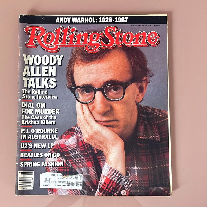 Vintage 1987, 1988 Rolling Stone Magazines - R.E.M., Springsteen, Sting ...